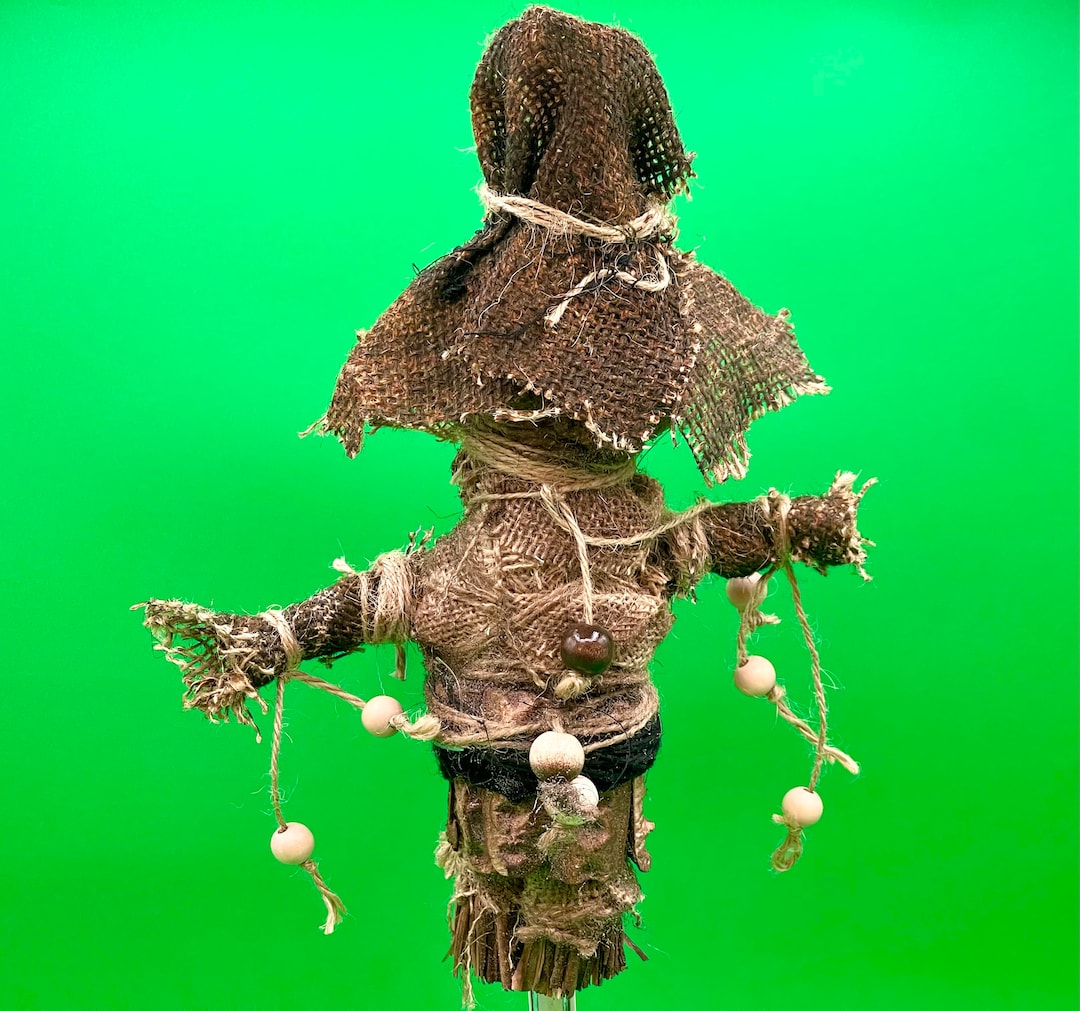 MR SCARECROW CROW Voodoo Doll Amulet Poppet Hoodoo Santeria Shaman ...