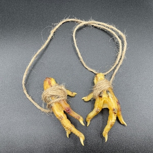 CHICKEN FEET Voodoo Good Luck Charm Black Magic Magick Hoodoo Occult ...