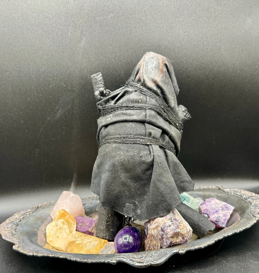 WARLOCK VOODOO DOLL Hoodoo Amulet Talisman Paranormal Occult Moss Wicca ...