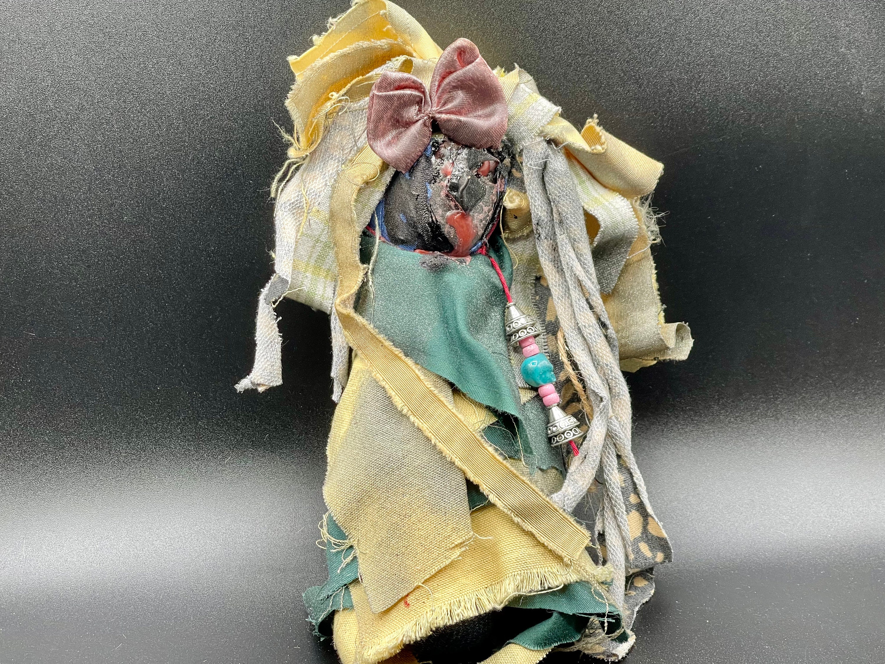 MADAM CROW Latisha VOODOO Doll Amulet Poppet Hoodoo Santeria Shaman ...