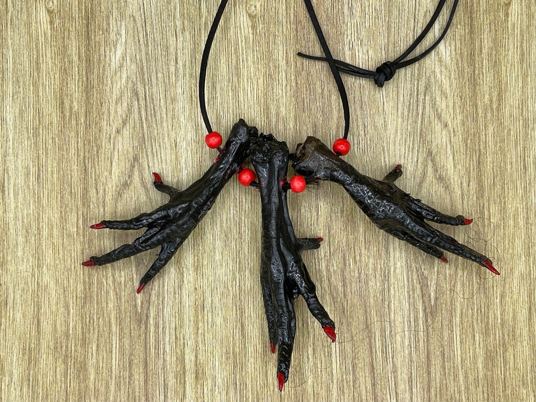 Chicken Foot Ritual Triple Necklace New Orleans Louisiana Magic Curse ...