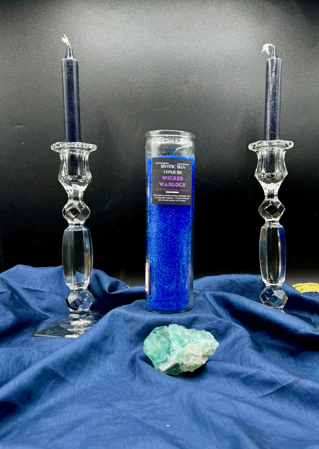 ULTIMATE WICKED WARLOCK Limited Edition Large Candle Spell Hoodoo ...