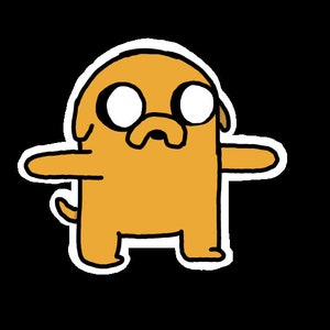 Mini Jake Sticker Set 3 - Etsy