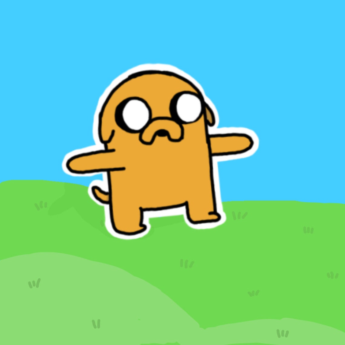 Mini Jake Sticker Set 3 - Etsy