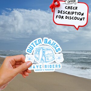 Outer Banks Sticker Kiss Cut Vinyl Decal, OBX Sticker, OBX Bumper ...