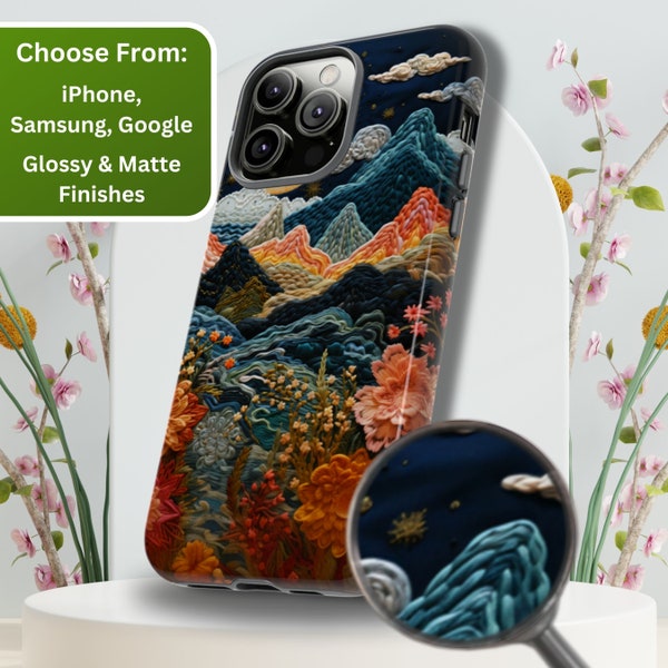 Embroidery Phone Case - Etsy