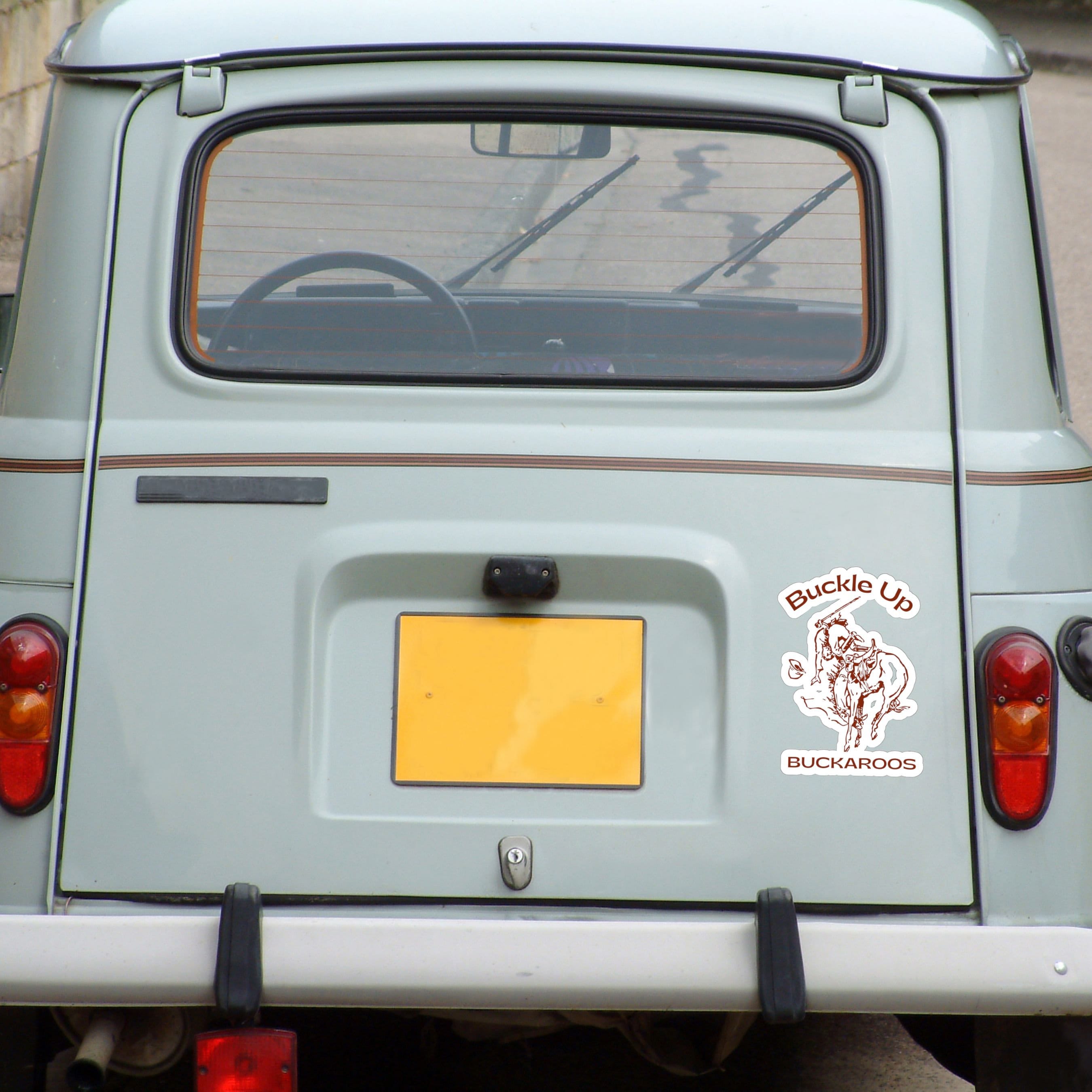 Buckle up Buckaroo Sticker Cowboy Stickers Western Sticker - Etsy