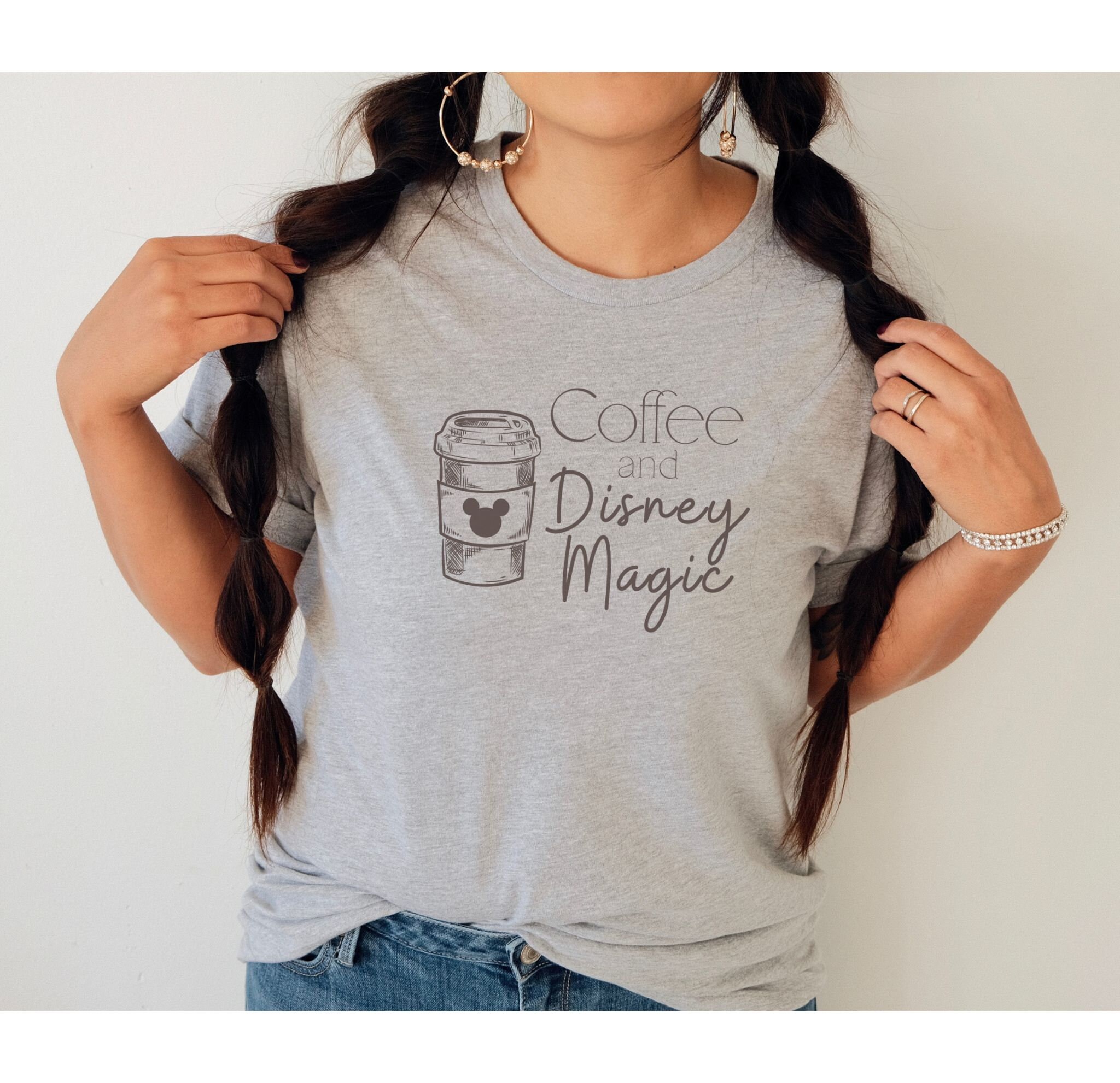 Coffee and Disney Magic Shirt, Disney Mom Shirt, Disney Dad Shirt ...