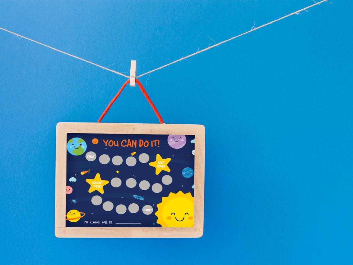 Printable Space Reward Chart | Planet Chart | Kids Reward Chart | Chore ...