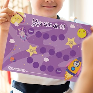 Printable Outer Space Reward Chart | Planets Sticker Chart | Instant ...