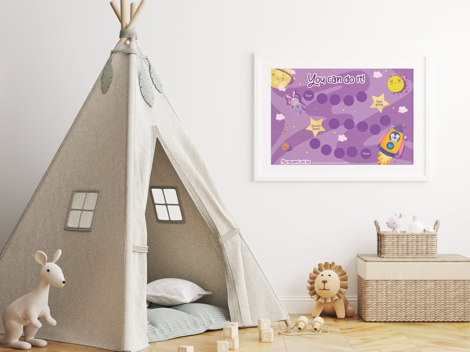 Printable Outer Space Reward Chart | Planets Sticker Chart | Instant ...