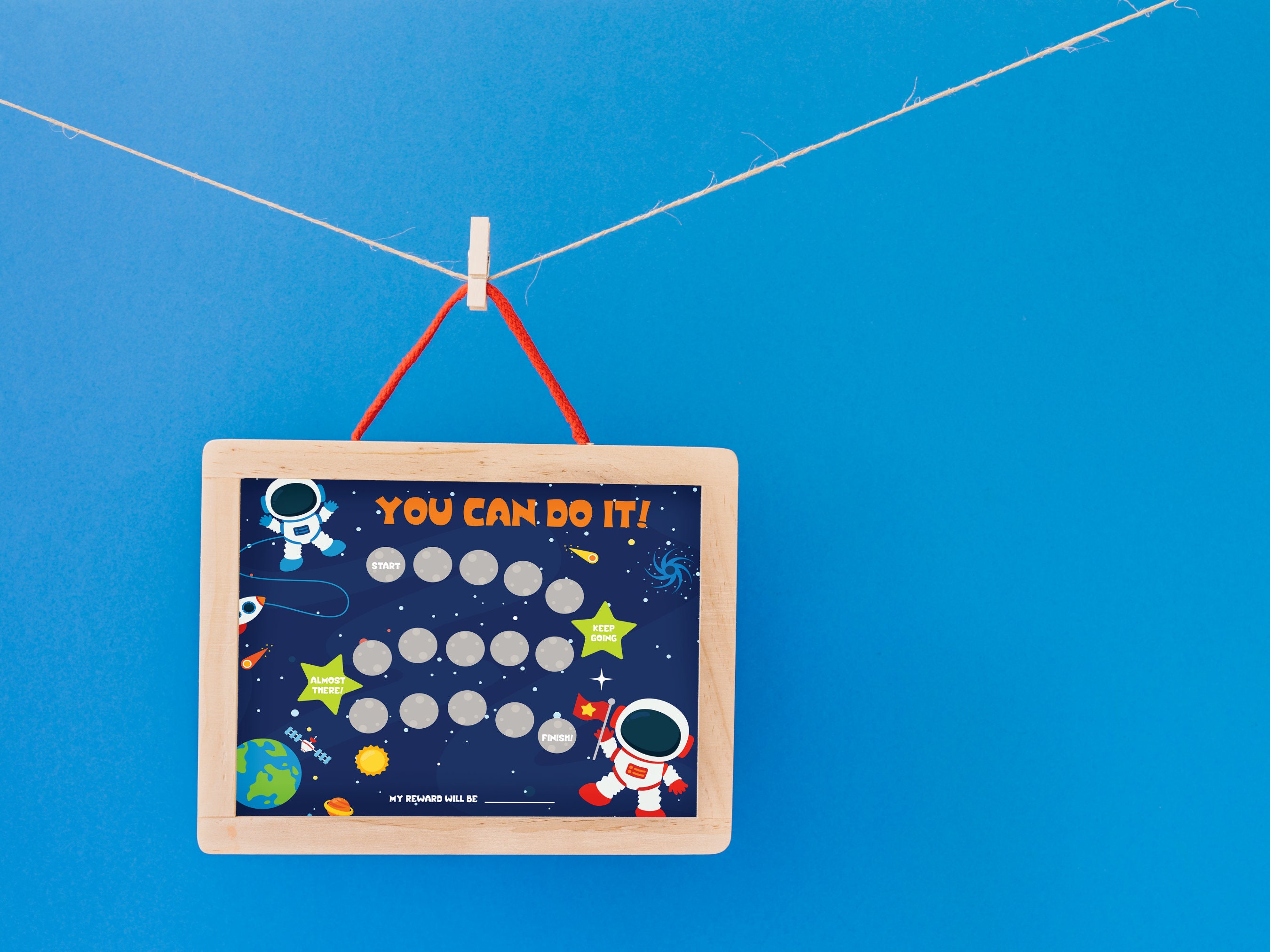 Printable Outer Space Reward Chart | Planets Sticker Chart | Instant ...