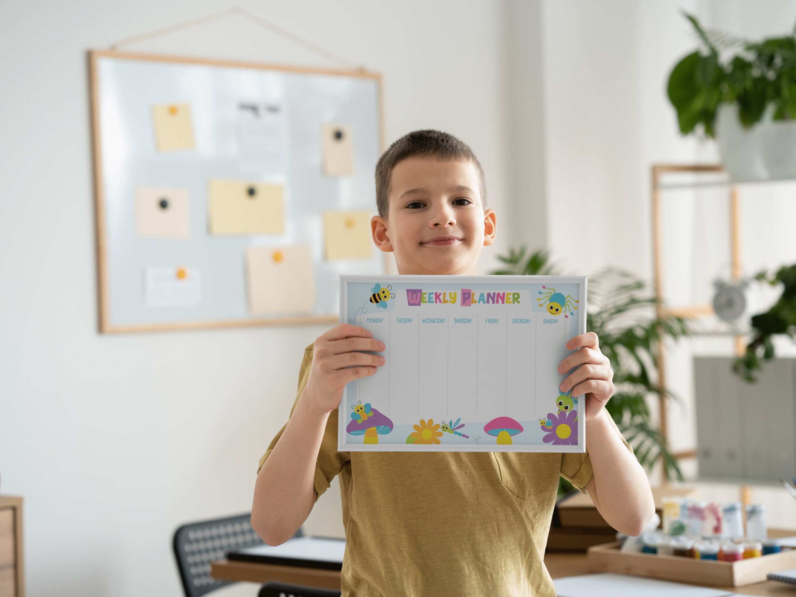 Bugs Weekly Schedule for Kids Printable Homeschool Weekly Schedule ...