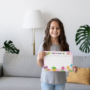 Bugs Weekly Planner Kids, Kids Weekly Planner Printable, Weekly ...