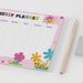 Bugs Weekly Planner Kids, Kids Weekly Planner Printable, Weekly ...