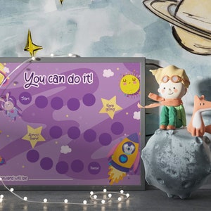 Printable Outer Space Reward Chart | Planets Sticker Chart | Instant ...