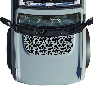 Bronco Cow Print Hood Cowl Vinyl Decal for 2021, 2022, and 2023 Ford ...