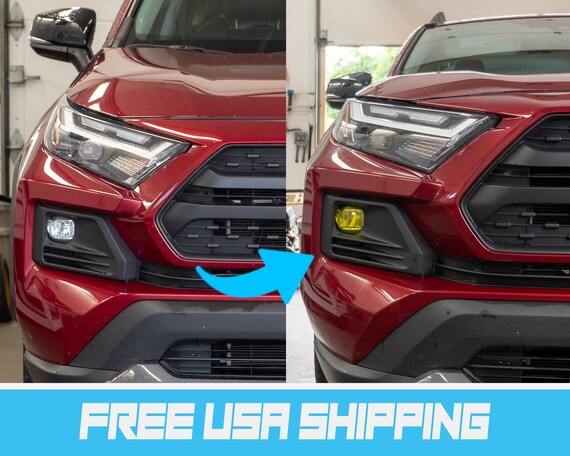 Yellow Fog Light Overlays 2024 Tacoma Yellow Fog Light Tint Film