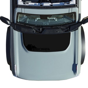 Badlands Hood Cowl Vinyl Decal for 2021, 2022, 2023 & 2024 Ford Bronco ...