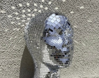 Disco T Rex Trophy Head Wall Mounted Animal Head Disco Decor Mirror ...