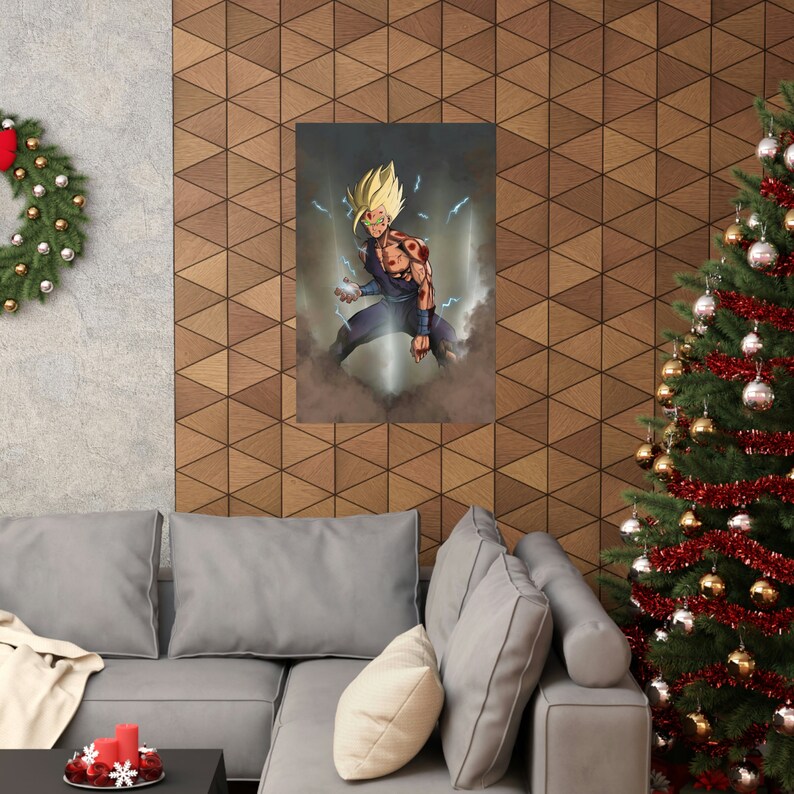 Super Saiyan 2 Gohan - Premium Matte Vertical Posters - Etsy