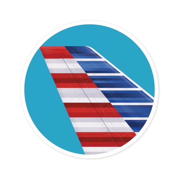 American Airlines Sticker - Etsy