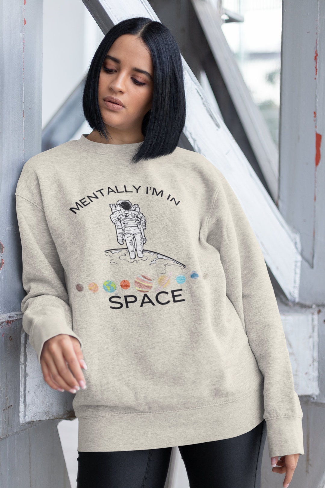Space Sweatshirt Galaxy Outer Space Unisex Oversized Crewneck Universe ...