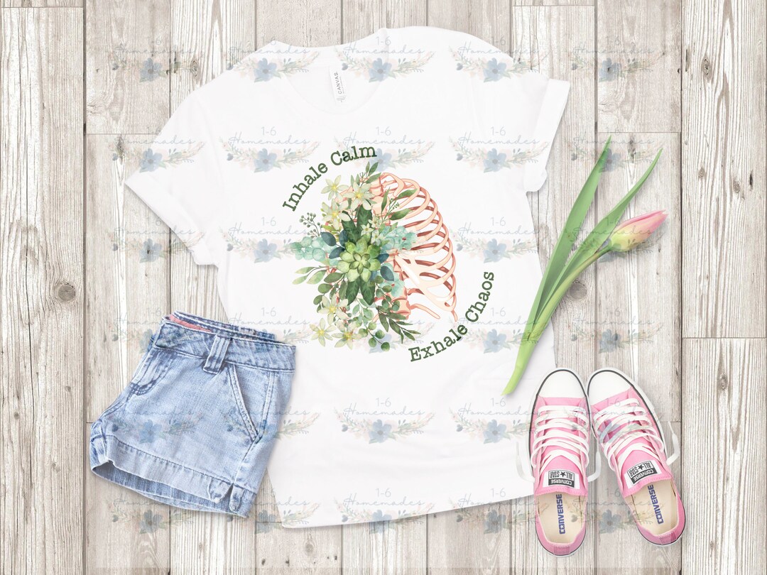 Inhale Calm Design PNG - Mental Health - Digital Download - Etsy