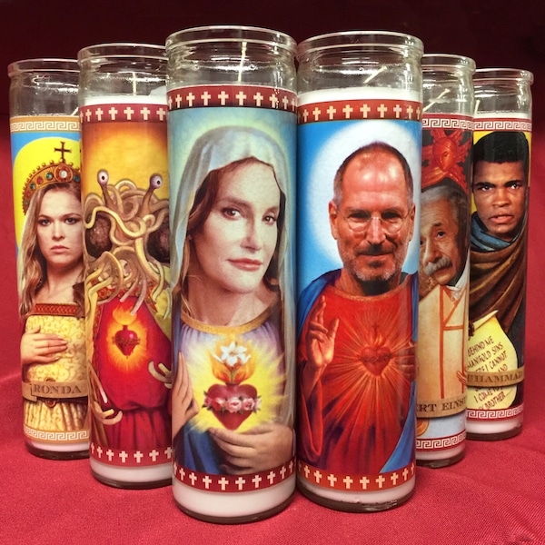 Saint Candles - Etsy