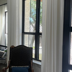 PAIR of Lined Light Filtering Decorative Drapery Panels With a ...