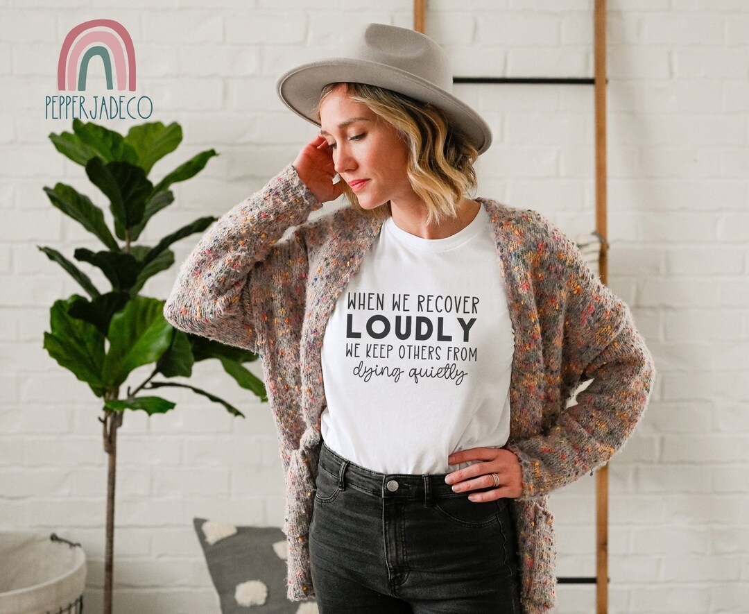 Addiction Recovery Tshirt, Addiction Nurse Shirt, Gift for Sober AF ...