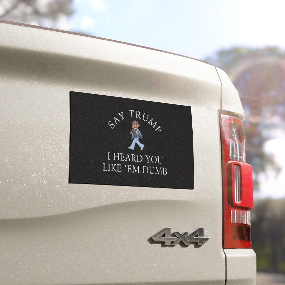 Anti Trump Bumper Sticker, Save the Board of Education Truck Magnet ...