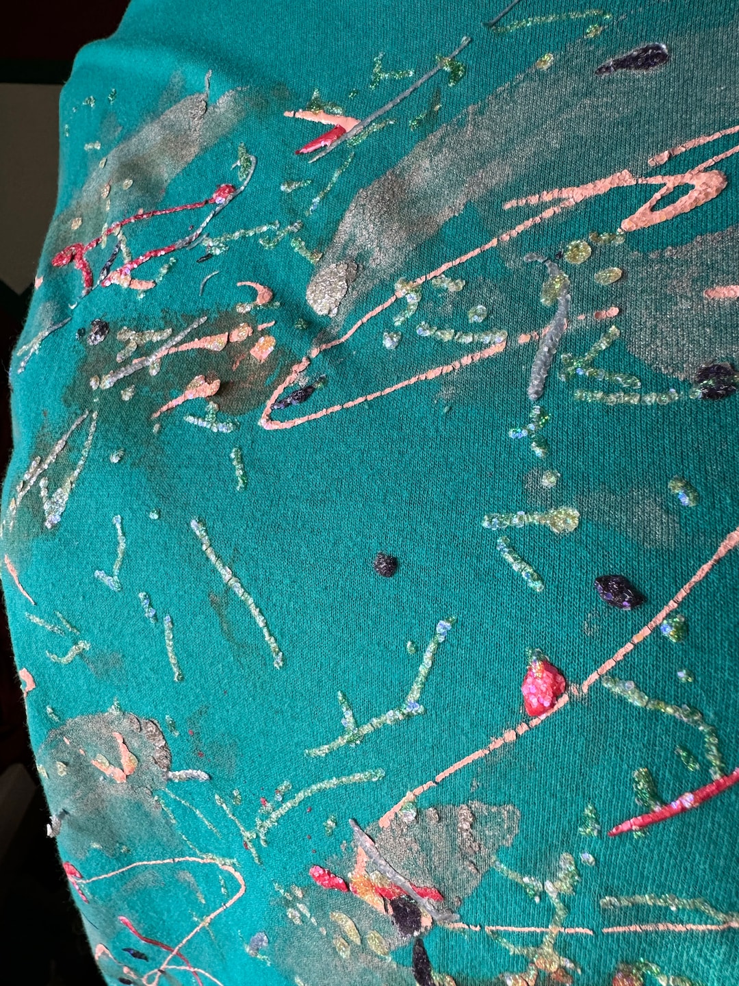 Vintage 80s 90s Puff Paint Embellished Tshirt - Etsy