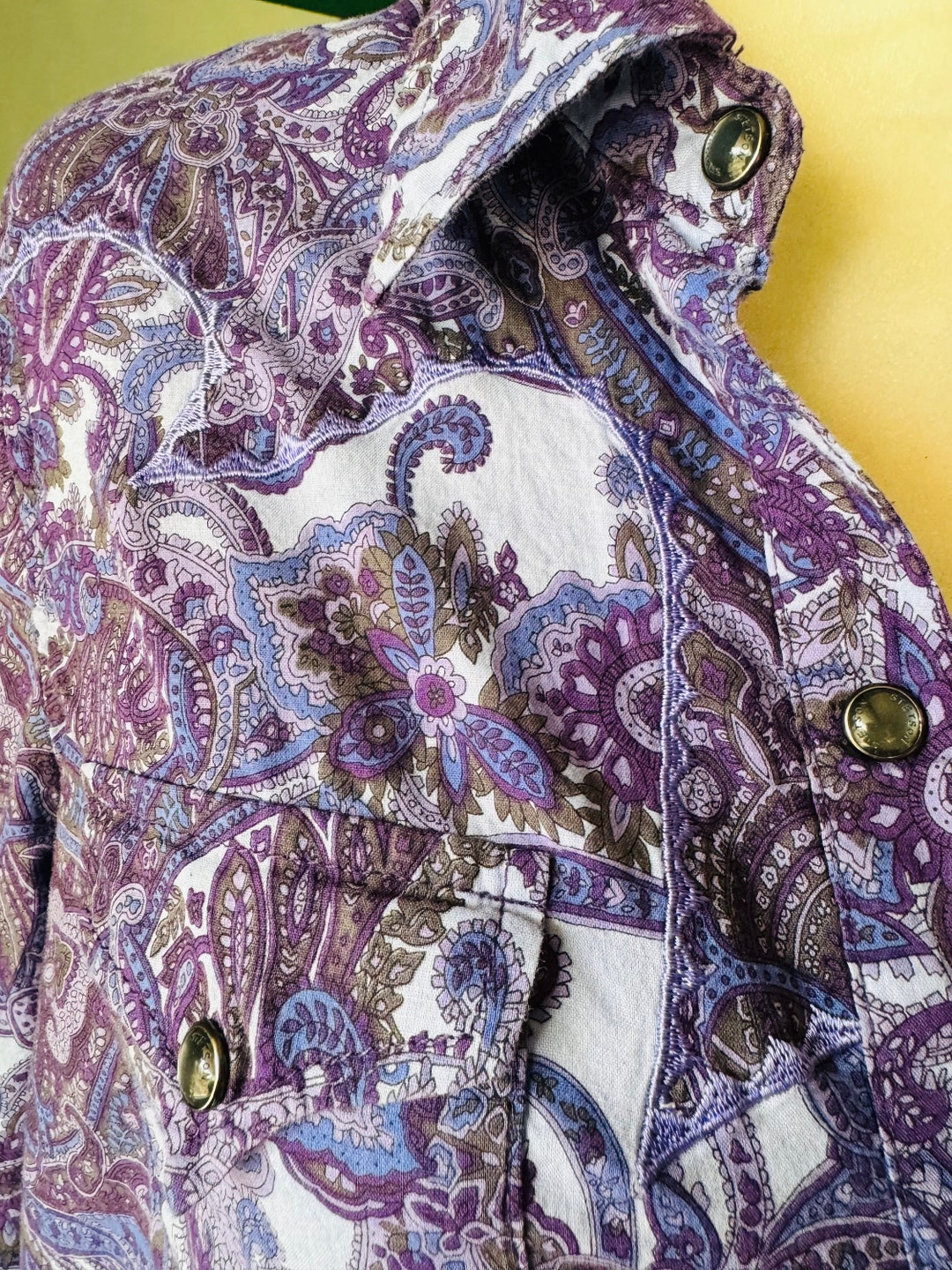 Stetson Pearl Snap Shirt With Embroidery for Cowgirl Country Western - Etsy