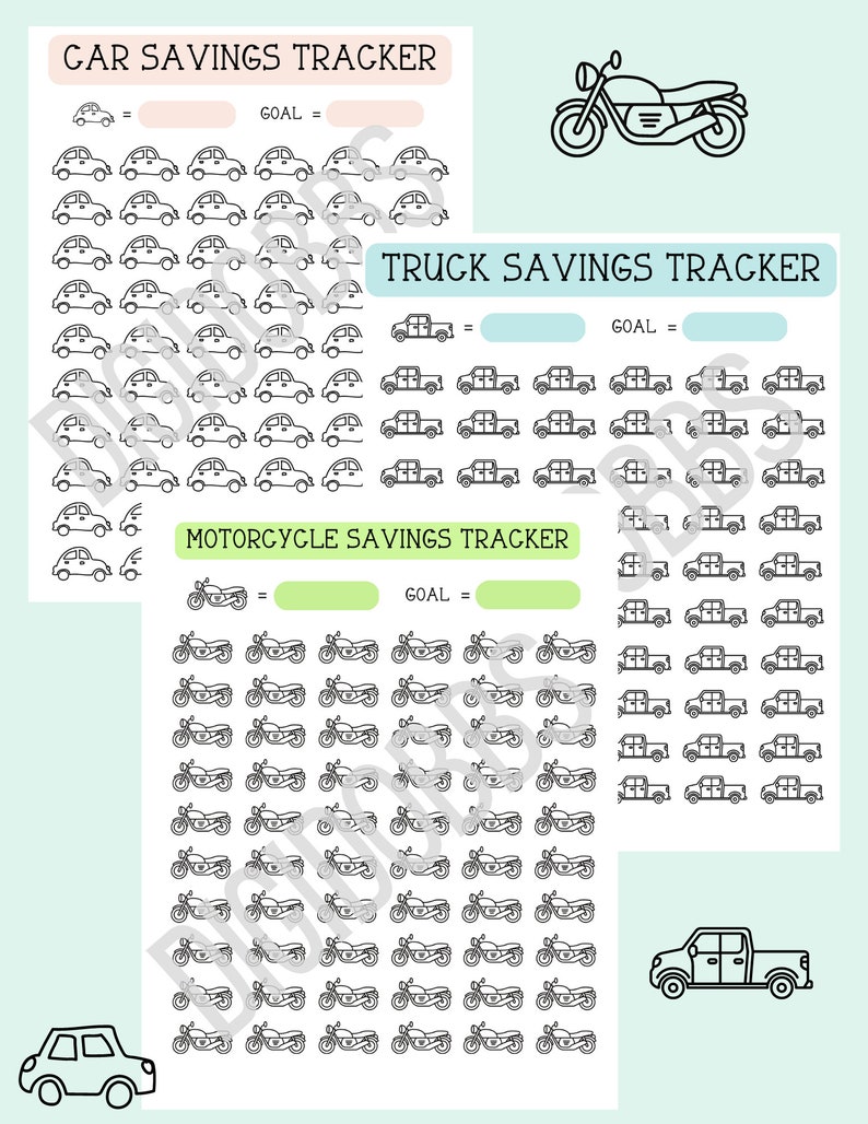 Vehicle Savings Tracker, Car Savings, Truck Savings, Motorcycle Savings ...