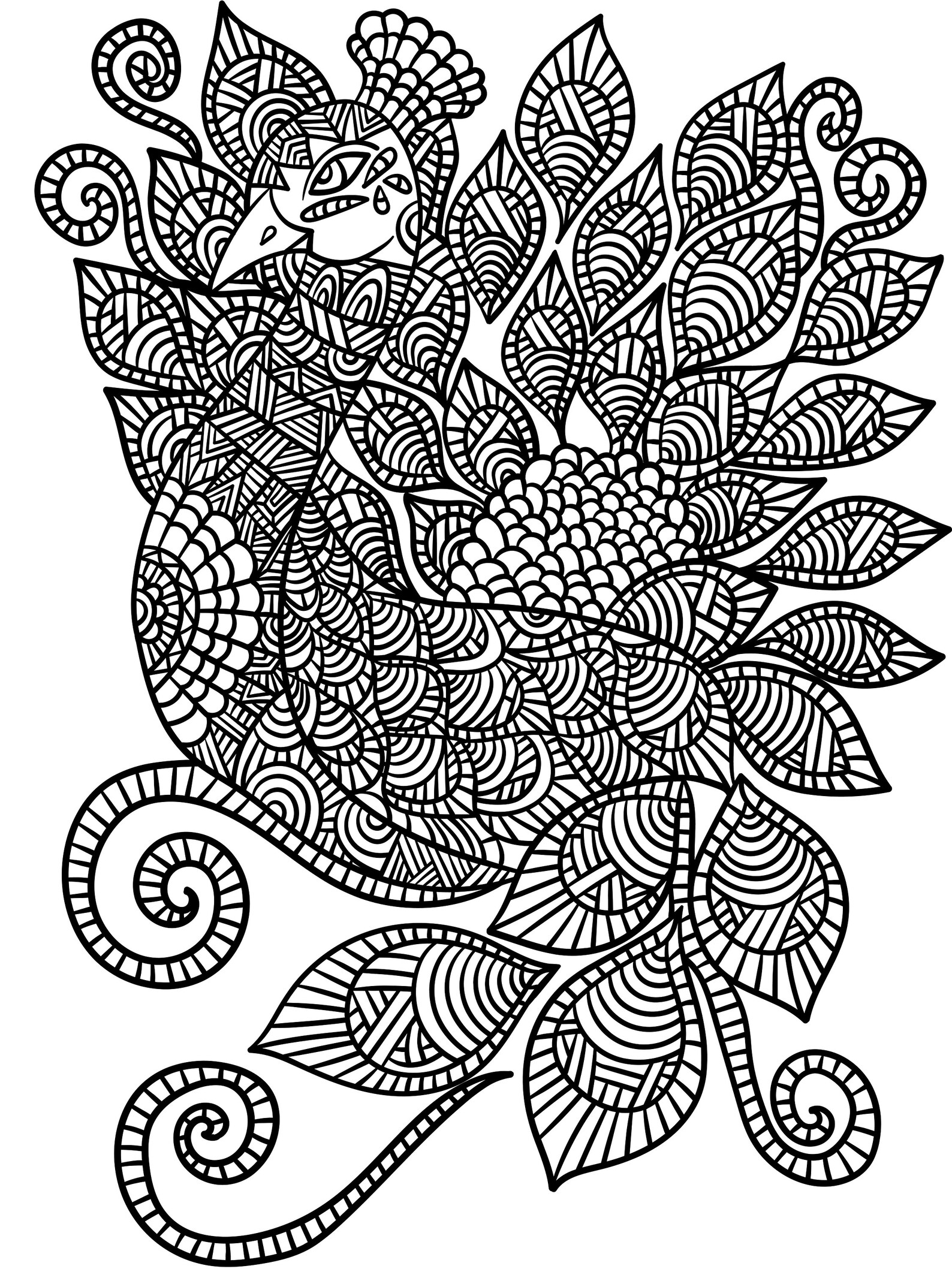 Animal Coloring Sheets (50 Sheets!) - Fantastic Animals! - Etsy