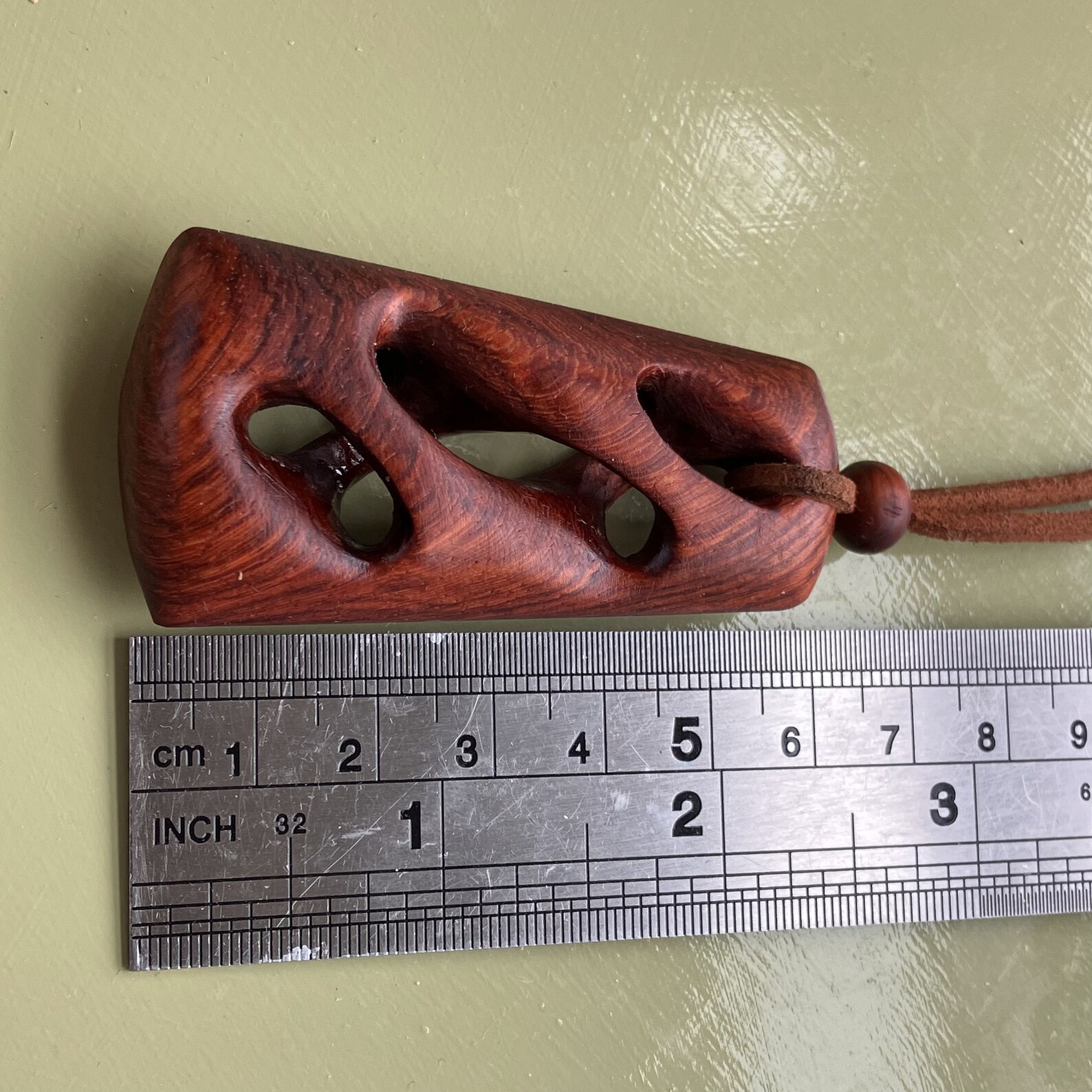 Wooden Infinity Crisscross Four Leaf Clove Toki Styled Pendant Hand ...