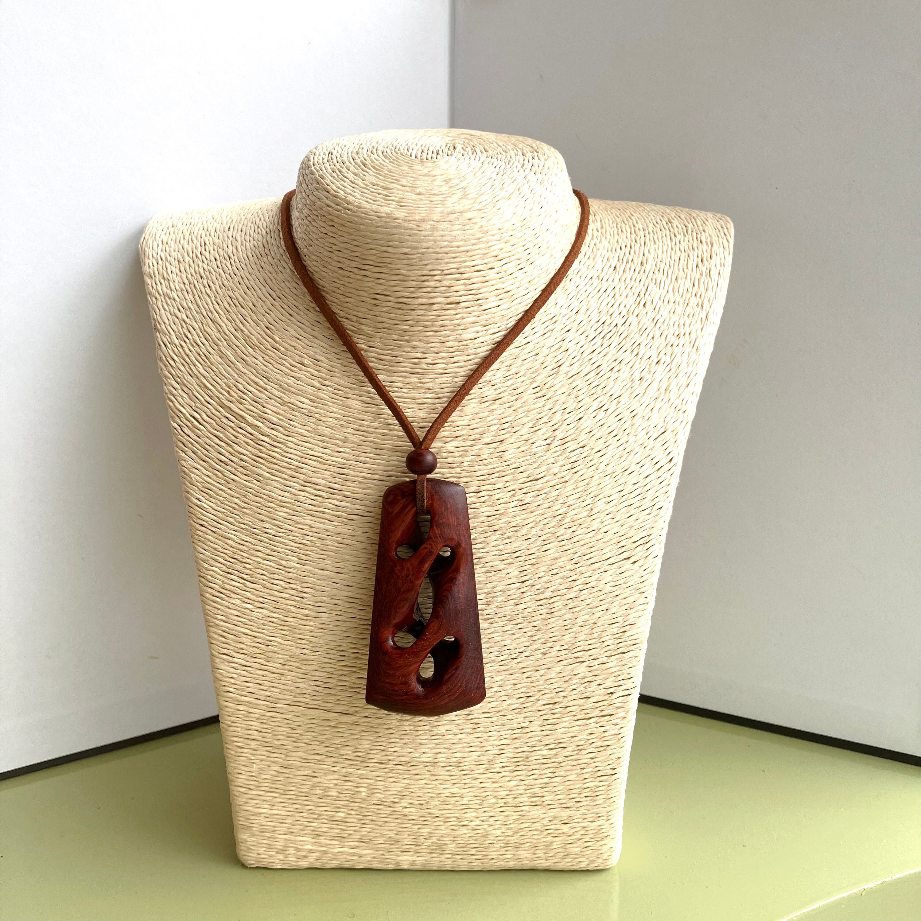 Wooden Infinity Crisscross Four Leaf Clove Toki Styled Pendant Hand ...