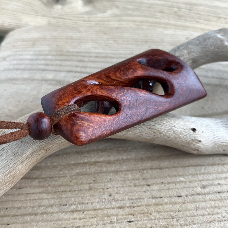 Wooden Infinity Crisscross Four Leaf Clove Toki Styled Pendant Hand ...