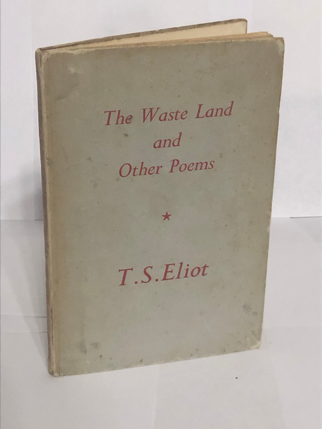 The Waste Land and Other Poems T.S. Eliot First Edition Very Rare Book ...