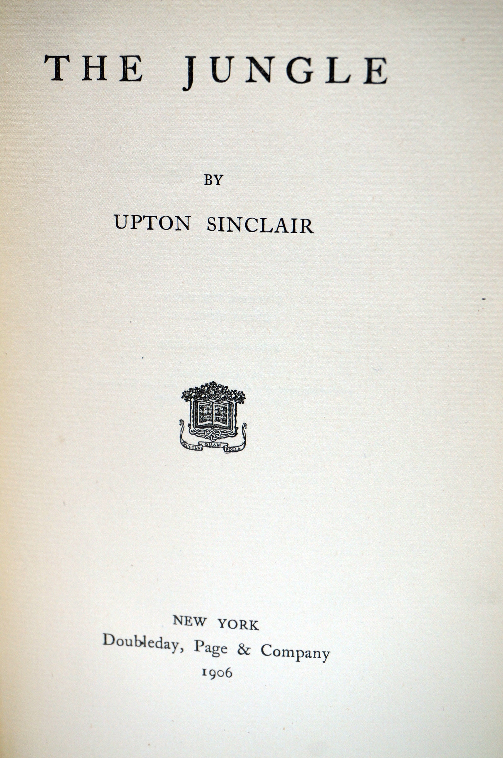 The Jungle by Upton Sinclair First Edition 1906 Rare Book - Etsy