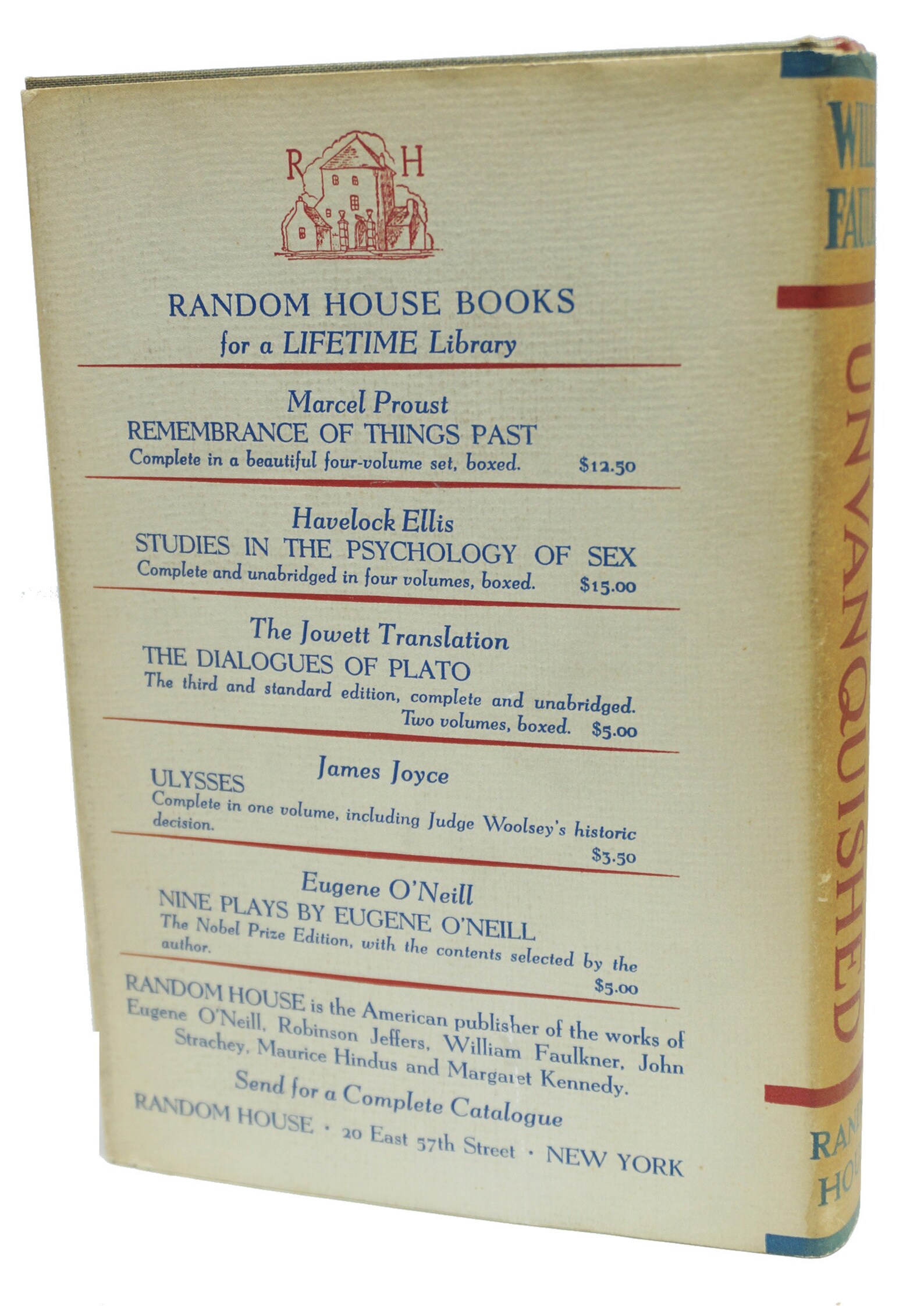 The Unvanquished by William Faulkner First Edition 1938 Rare Book - Etsy