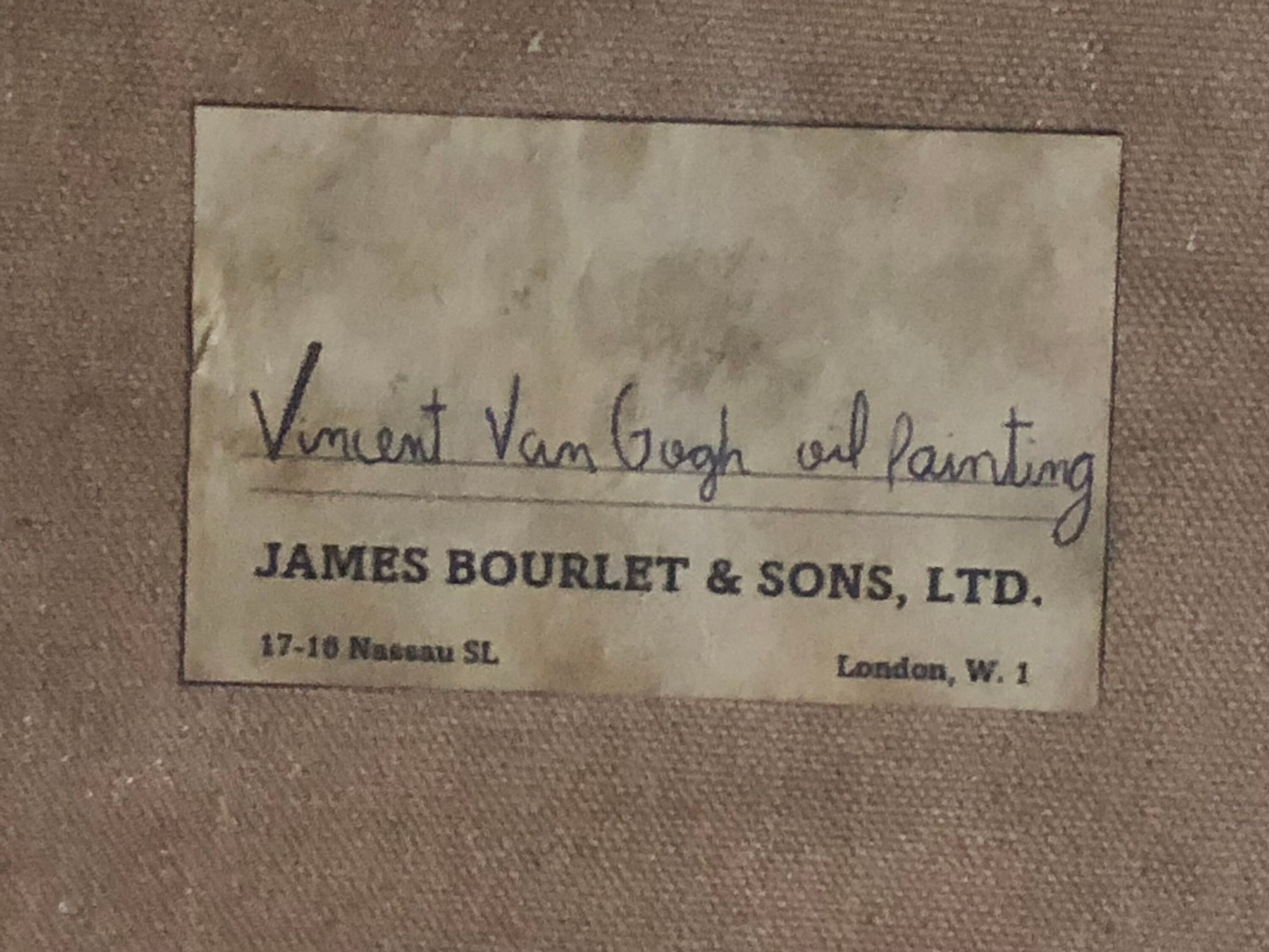 Fields With Cypresses Vincent Van Gogh Signed Original Painting Oil on ...