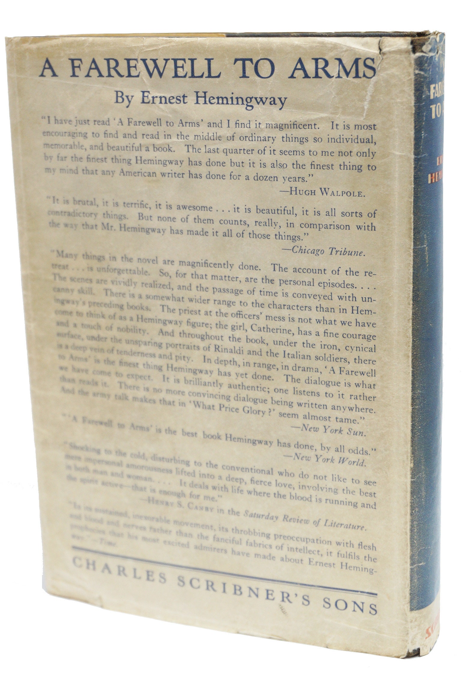 A Farewell to Arms by Ernest Hemingway First Edition Rare Book 1929 - Etsy