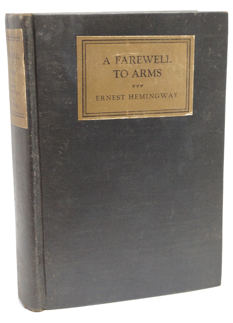 A Farewell to Arms by Ernest Hemingway First Edition Rare Book 1929 - Etsy
