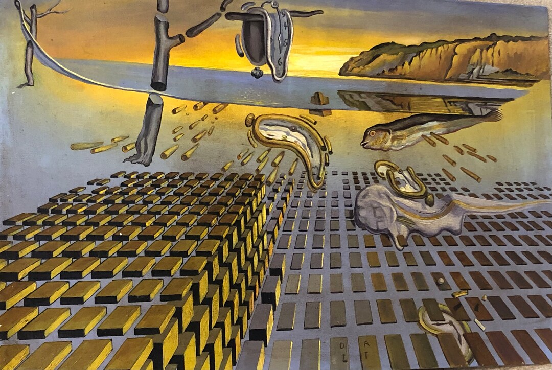 Disintegration of the Persistence of Memory by Salvador Dali Signed ...