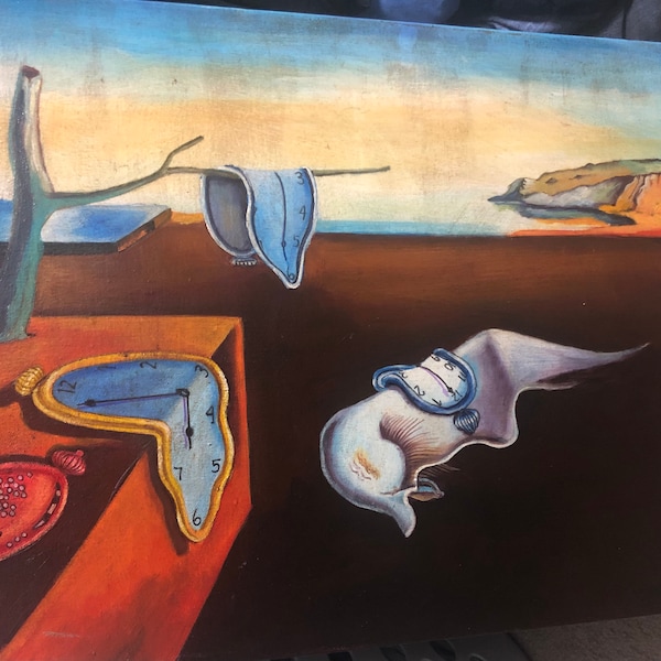 Salvador Dali Persistence of Memory Print on Canvas - Etsy Canada