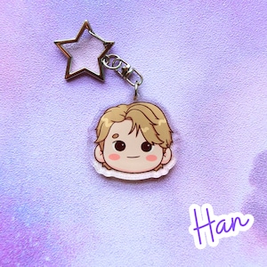 Stray Kids Chibi Key Rings - Bang Chan, Lee Know, Changbin, Hyunjin ...