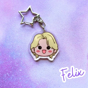 Stray Kids Chibi Key Rings - Bang Chan, Lee Know, Changbin, Hyunjin ...