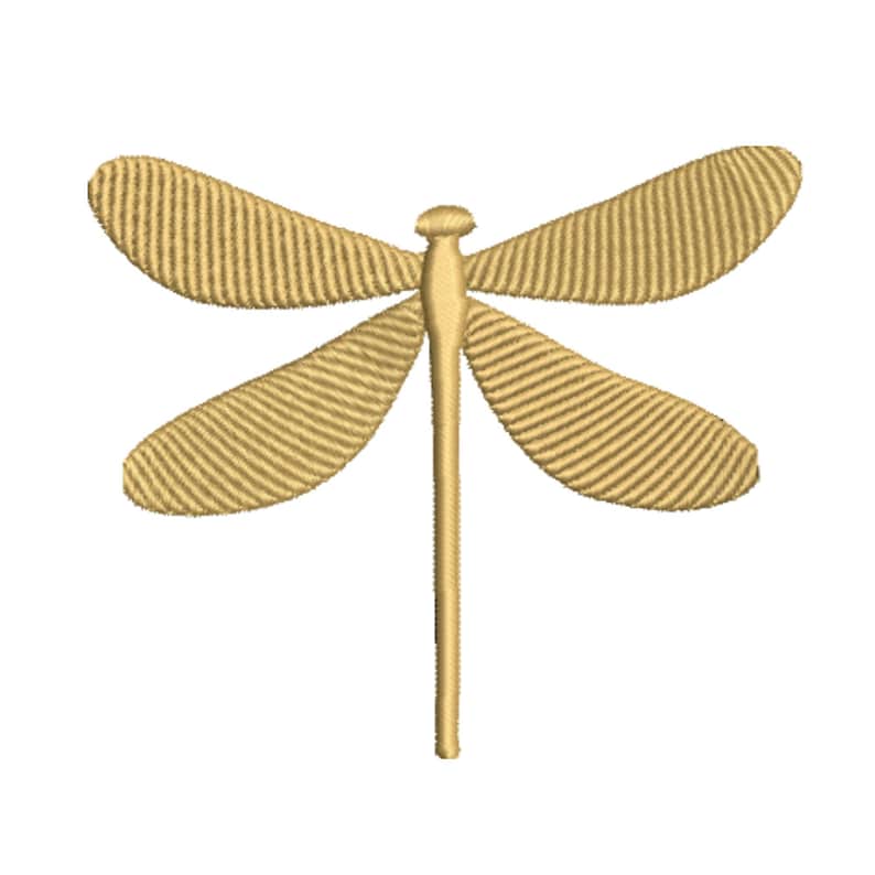 Dragonfly Embroidery Design 5 Sizes Etsy